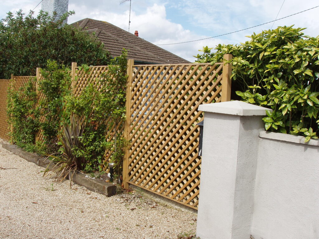 Pressure treated Open Picket (cottage) Fence Panels – Ballyfree Garden ...